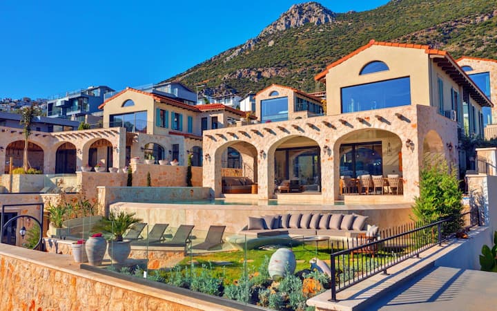 Kalkan Da Deniz Manzaralı Lüks Villa 2055 - Kalkan