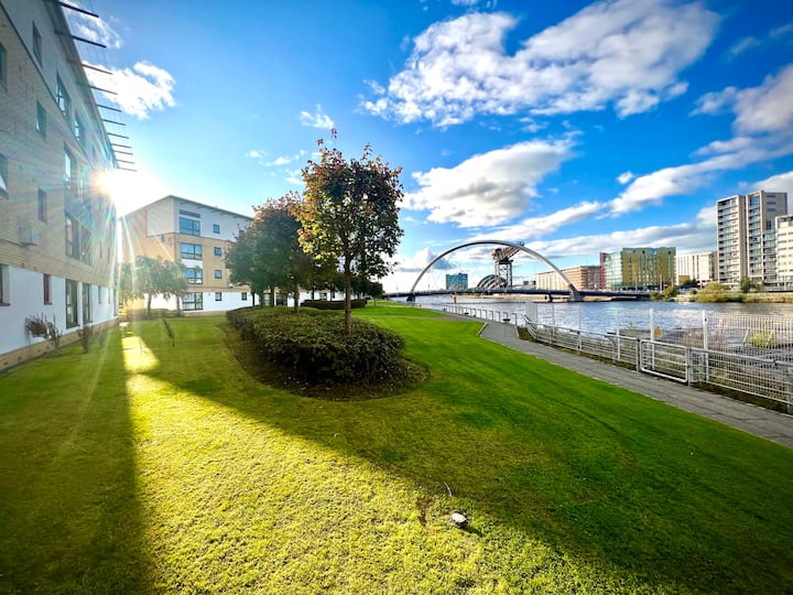 Cosy Riverside Home Secc Hydro - Glasgow Central Station