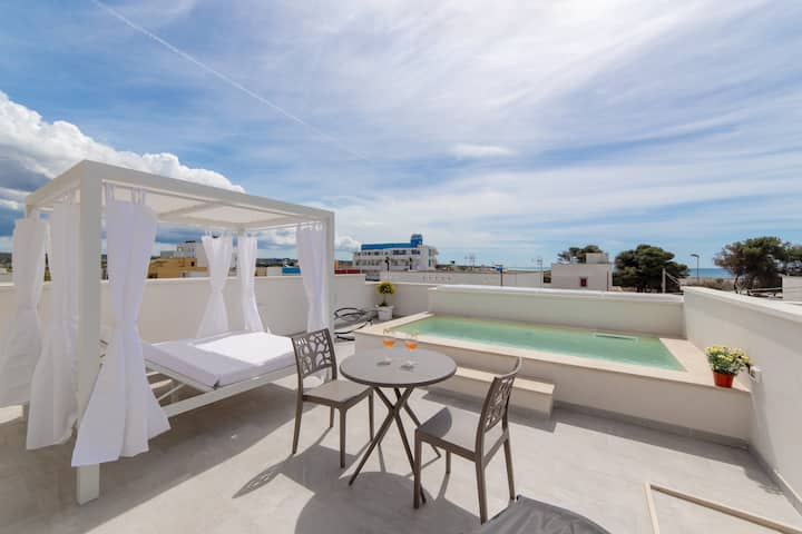 Attico Private Pool -See View - Torre San Giovanni - Torre San Giovanni