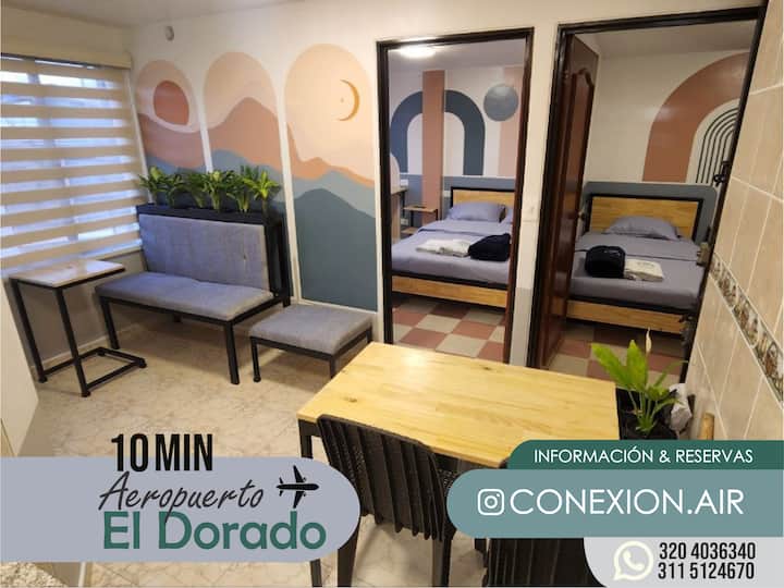 Acogedor Apt/bog 10min Arpto - Funza