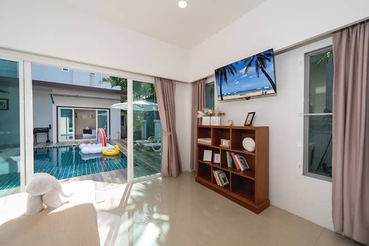 山屿B 三卧私人花园泳池别墅 步行餐厅 咖啡厅 超市 - Phuket