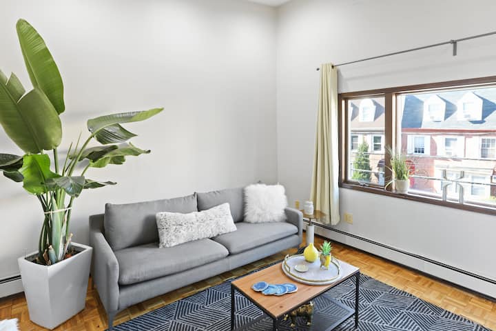 1 Stop To Nyc! Bright Large Private 2 Bedroom Apt - Hoboken