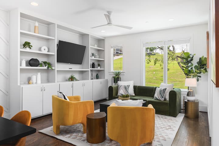 Patio, Fire Pit, Garage Walk To Belmont, 12 South - Nashville, TN