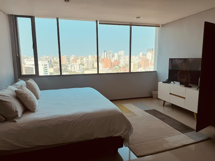 Excelente Vista, Cama King Y Ac - Barranquilla