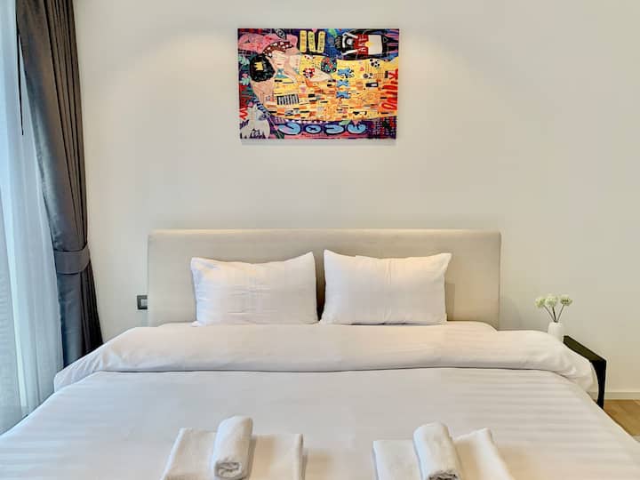 Pool&bts Nana&mrt Sukhumvit&max4ppl - Bangkok