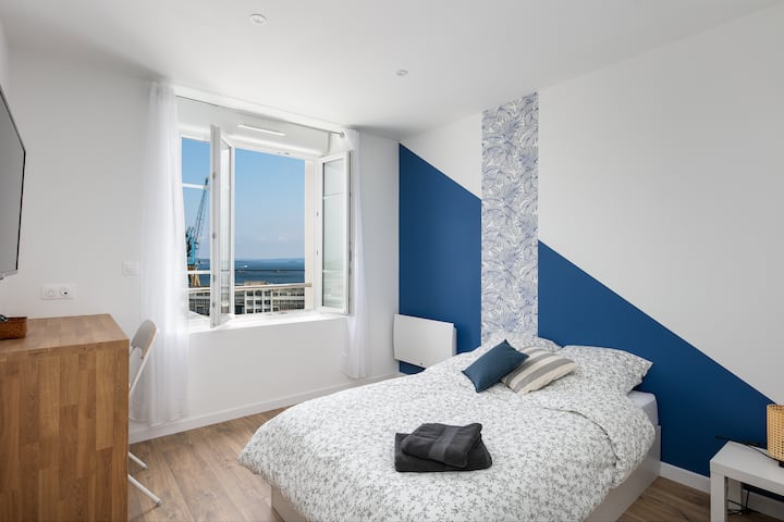 Studio Cosy Vue Rade Et Port Naval - "A Dreuz" - Brest