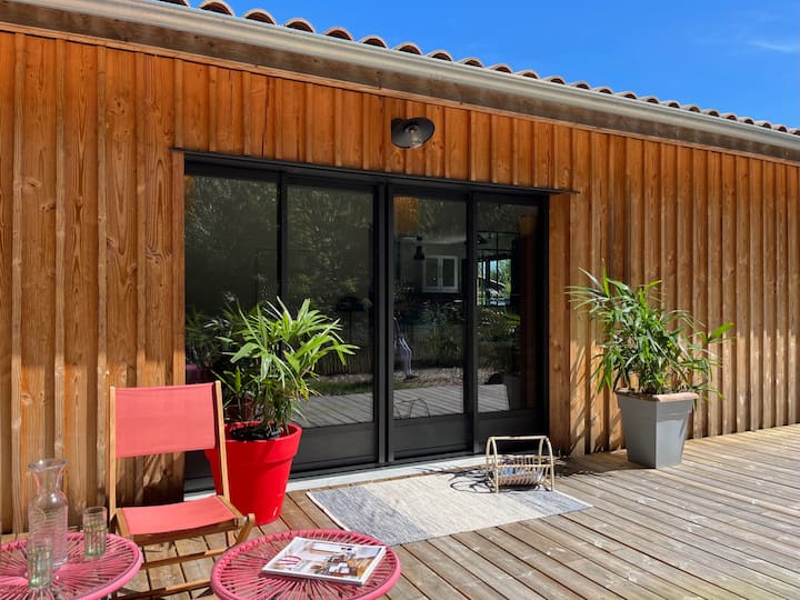 Maison Neuve En Bois à Lacanau - Lacanau