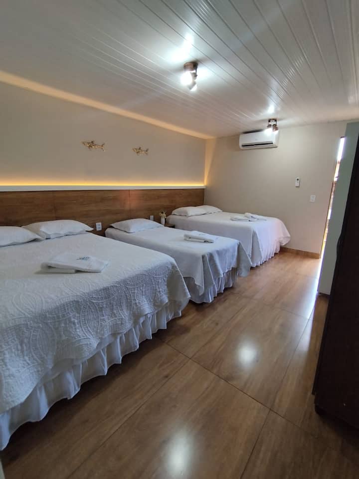 Pousada Da Tetê Noronha Quarto Família - Ilha de Fernando de Noronha