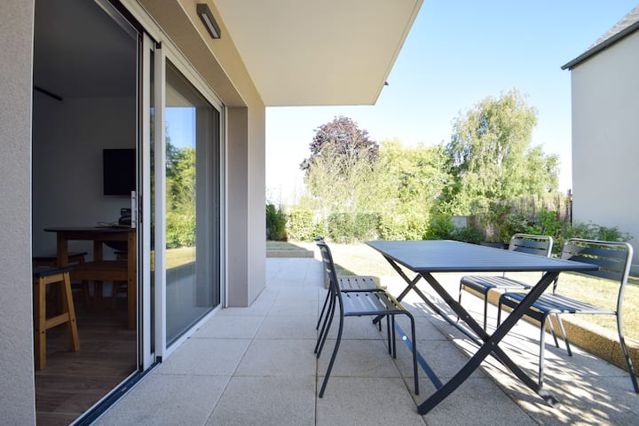 Studio Cosy Avec Terrasse à Proximité Des Plages - Saint-Malo