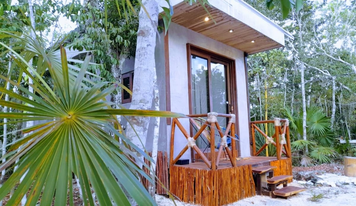 Mermaid Cabin Cove - Tiny houses for Rent in Tulum, Quintana Roo ...