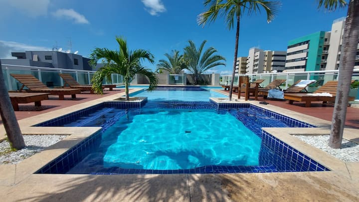 Lindo Apartamento à Beira Mar -Jtr- Jatiúca-maceió - Maceió