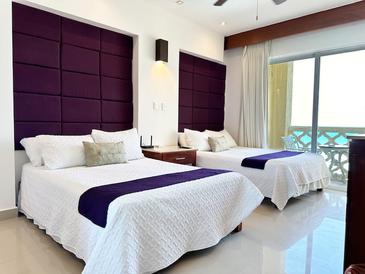 Beachfront Suite With Terrace In Cancun Hotel Zone - Cancún