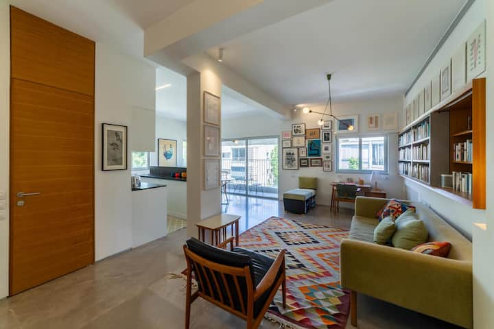 1br/1ba Gem Apt Near Ben Gourion Blvd And The Sea - Tel Aviv