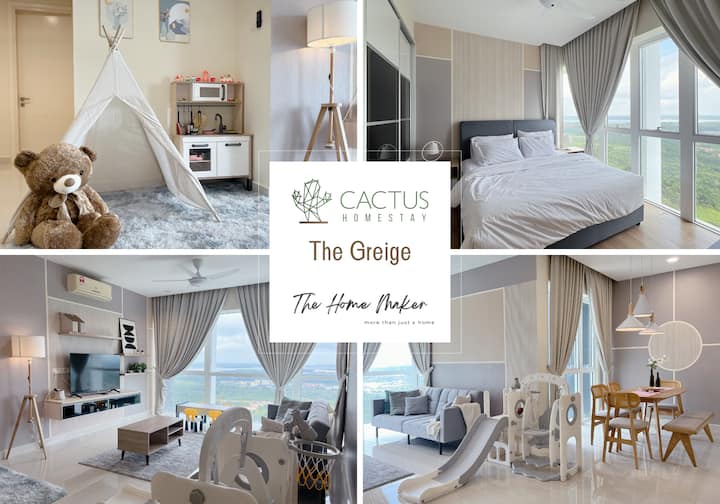 Medini Signature@3br/6pax - The Greige - Nusajaya