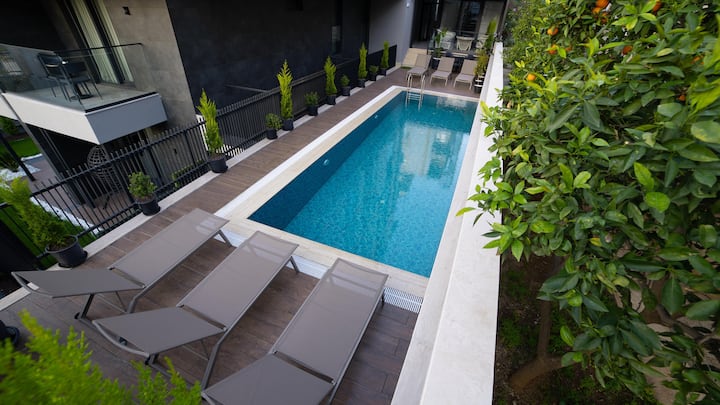 Mb Xxl 104 Exceptional Suite 2+1 Next To The Beach - Antalya