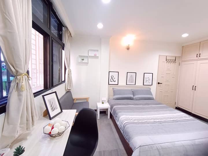 【Web】捷運30秒|近西門步行街|中山文青市集|共用廚房|五星套房|國際交流會|豪宅設計|頂級設備 - 베이터우 구