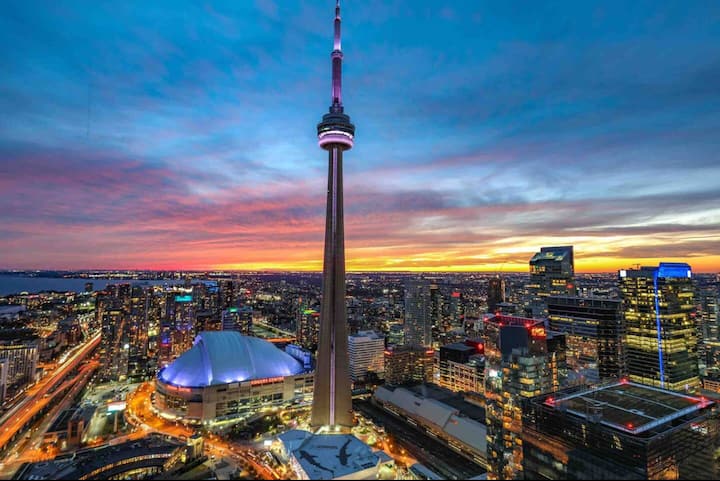 Fifa Location! New 40+ Floor Direct Cn Tower View - Toronto