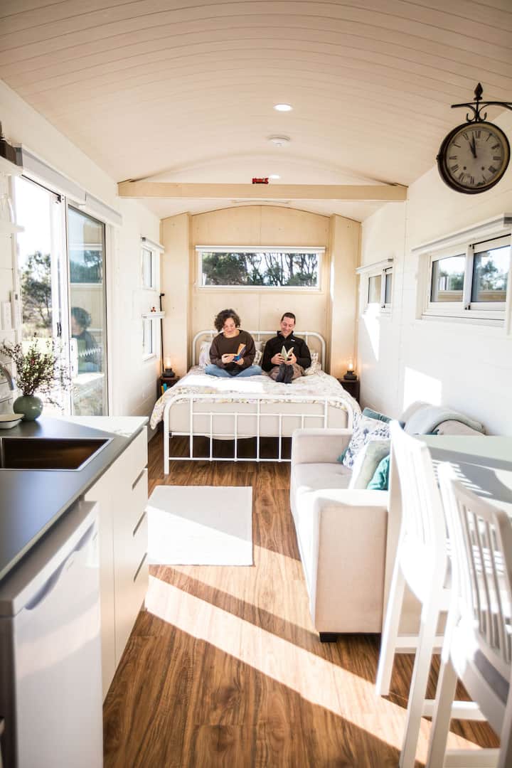 Sanctuary Train, Railway Carriage Themed Tiny Home - Walpole