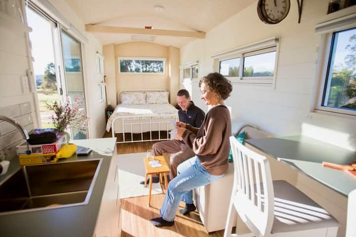 Sanctuary Train, Railway Carriage Themed Tiny Home - Walpole
