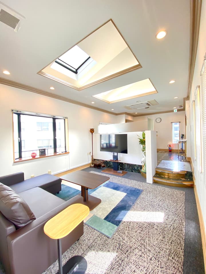 Hale Akasaka Penthouse 最大6名/赤坂ペントハウス。3駅徒歩圏内! 駐車場有 - Tokio