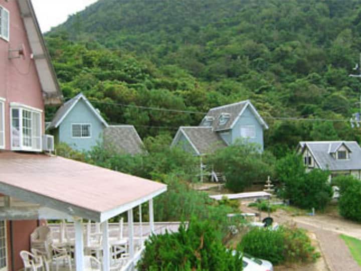 日本海を見下ろす各棟独立シービューのレンタルコテージサントロペ - 京丹後市