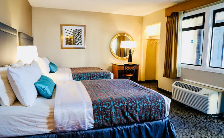 Central Motel Soma Room.2 Double Beds,free Parking - サンフランシスコ