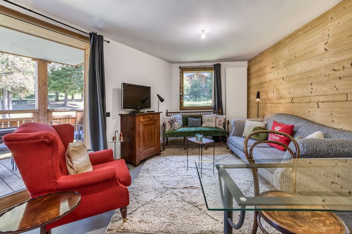 Cosy 80m2 | Central | Remontée | Parking | Calme - Les Houches