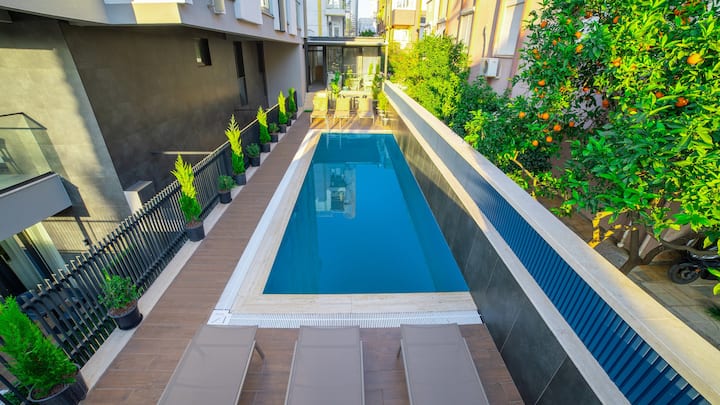 Eg01 Wonderful Gardenfloor Suite Next To The Beach - Adalia