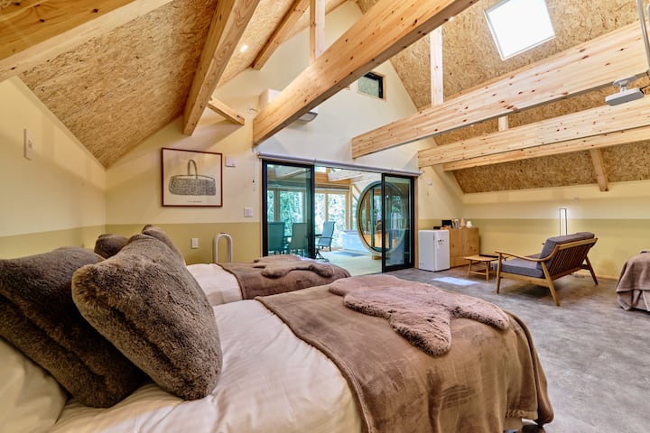Luxury Cottage / Private Sauna & Jacuzzi (Citrine) - Lake Kawaguchi