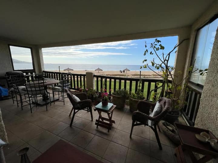 Acogedor Depto Primera Linea Mar - Zapallar