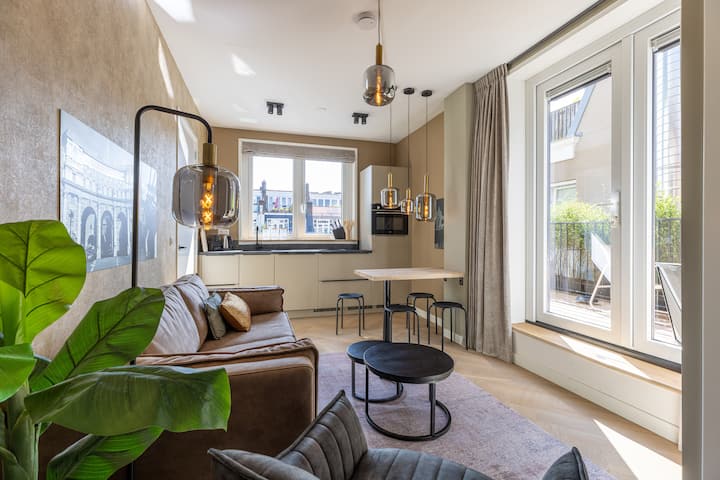 Brandnew Cozy 4-persons Apt + Terrace + Parking - Bussum