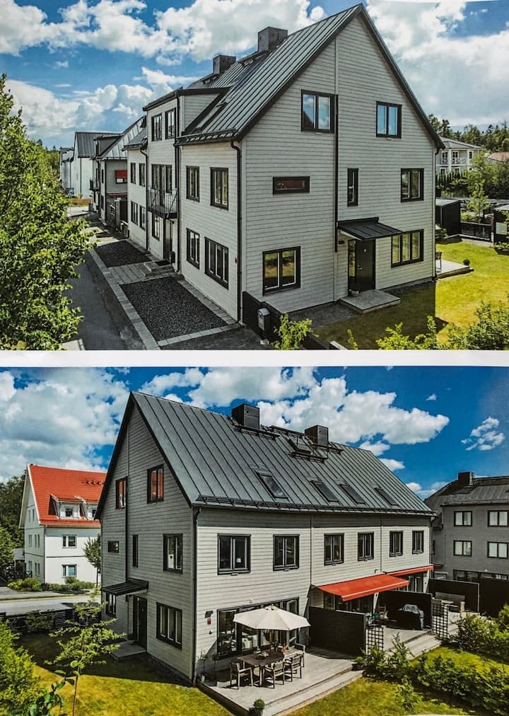 Familjevänligt 3-plans Radhus - Vallentuna