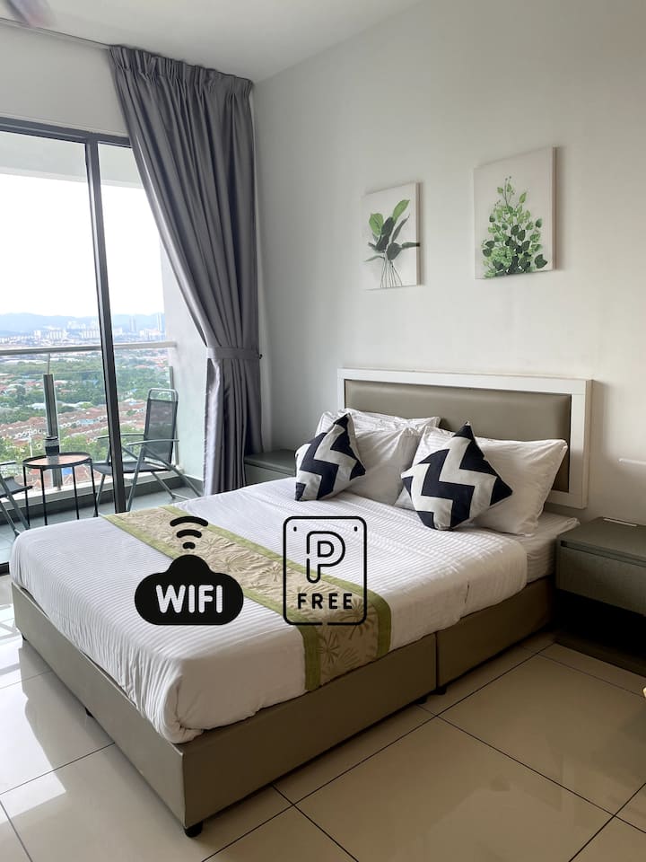 Evo Bangi Studio Suite. Balcony View. Wi-fi: Zu#3 - Bangi