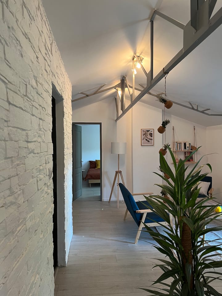 Hozhotempo - Espace Loft Avec 2 Chambres, Pdj - Casteljaloux
