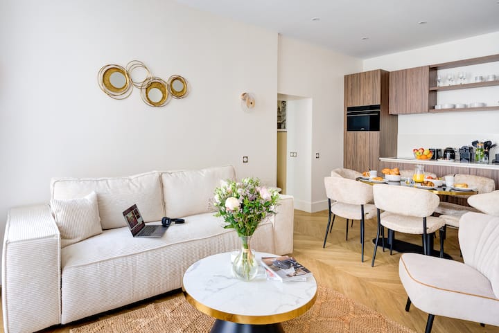 Stunning Family Flat - Grands Boulevards - With Ac - Paris