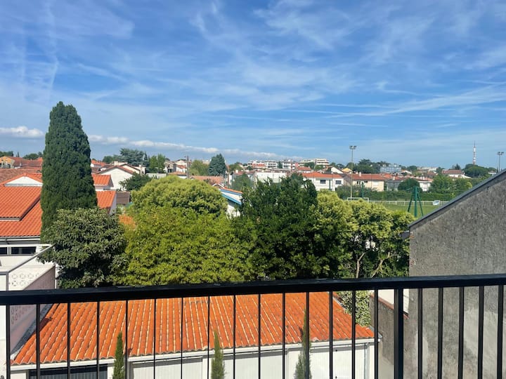 Studio Terrasse Vue Panoramique - Balma
