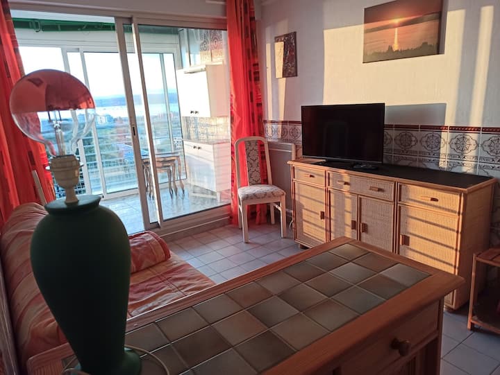 T2 Avec Piscine, Vue Sur L'étang - Frontignan