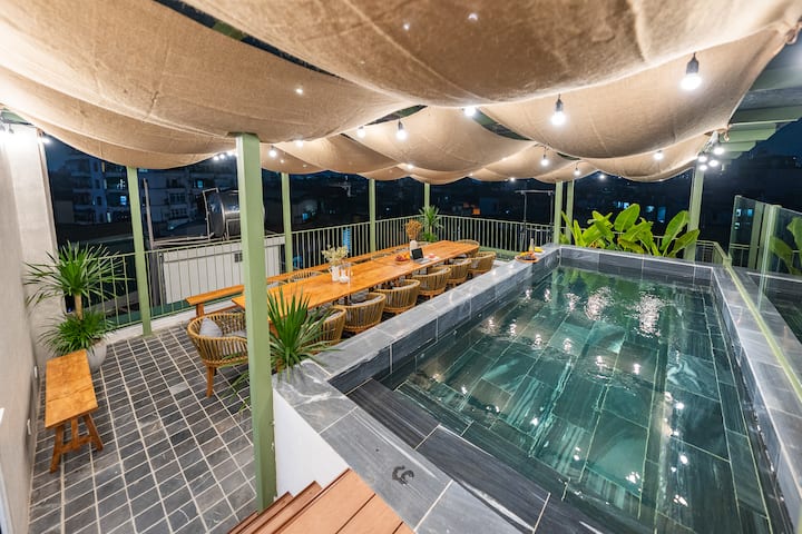 Uc Apartment-8 Units-big Rooftop Pool W Elevator - Hanoi