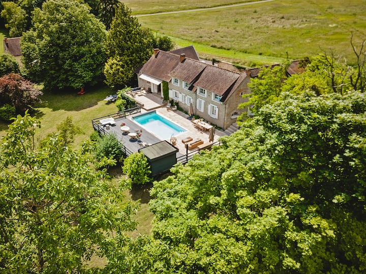Elégante Demeure Avec Piscine à 1h20 De Paris - Pithiviers