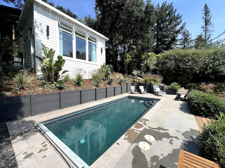 Modern Lux Pool House Retreat- Hot Tub And Views! - San Anselmo, CA