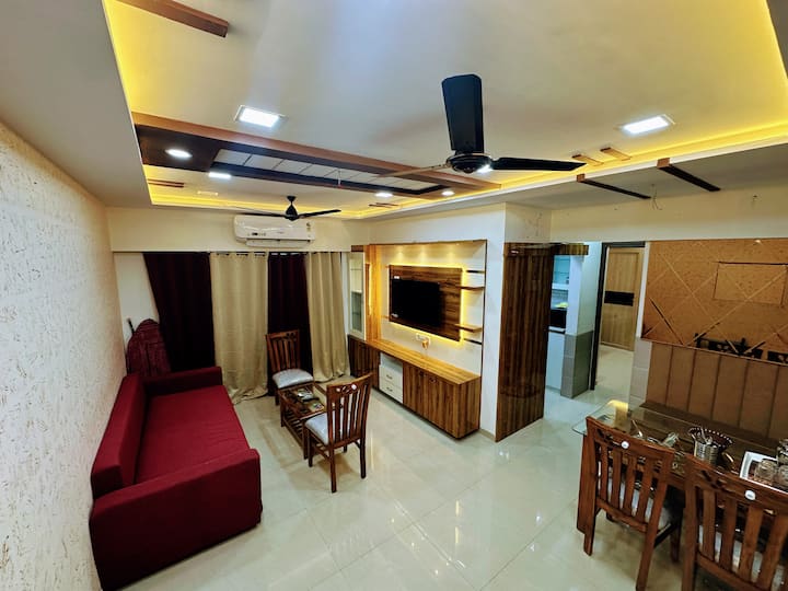 Bliss 102: 1bhk I Kitchen I Washer I Housekeeping - 뭄바이