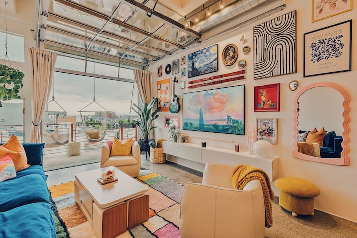 The Artist Loft | Views, Hammocks, Walk Everywhere - Tracy Aviary & Botanical Gardens