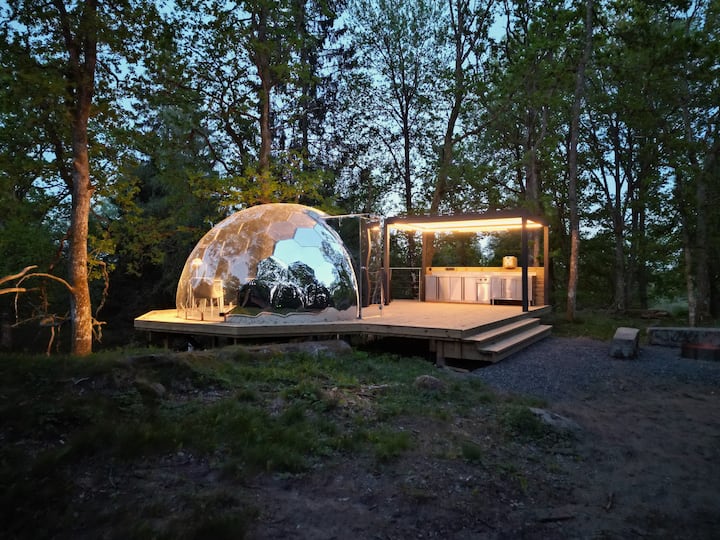 Drakaberget Glamping Dome: Simply Glamorous - Skillingaryd