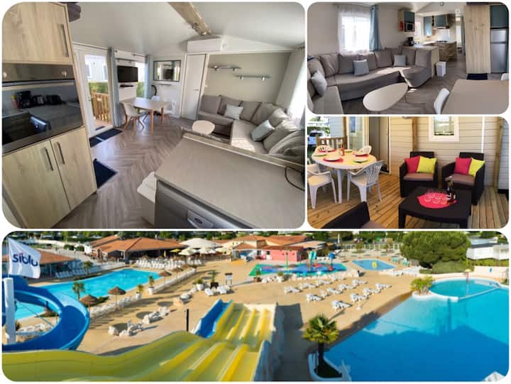 Mobil Home 42m², 3 Ch, 2 Sde - La Palmyre