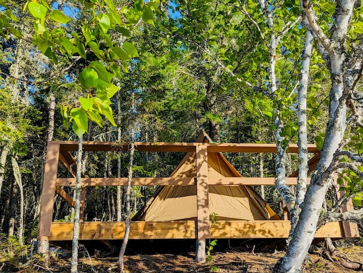 Prêt-à-camper Sur ÎLe Privée - La Tuque