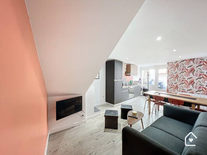 Maison De Ville Avec Terrasse & Barbecue - Wifi - Châtellerault