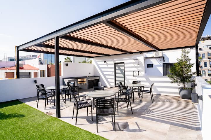 3 Central Apartments Welcome Groups | Rooftop - Zapopan