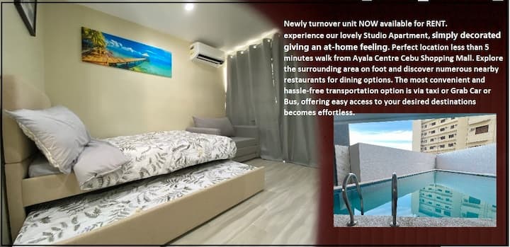 Studio Unit For Rent Near Ayala - Cebu City
