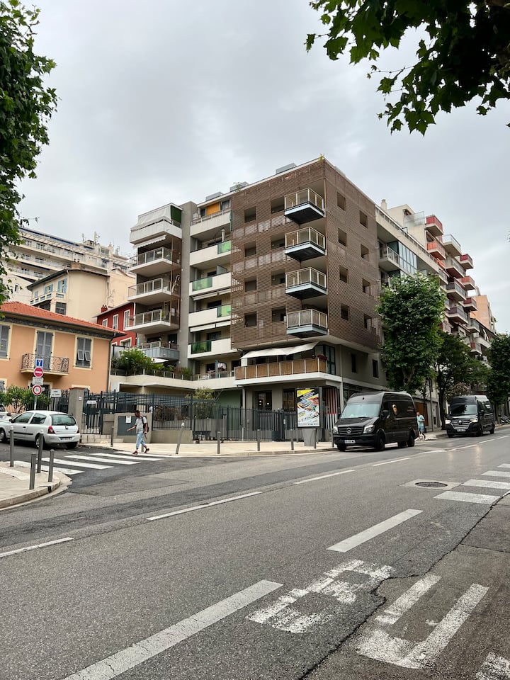 Studio Proche De La Mer + Parking Privé Gratuit - Nice