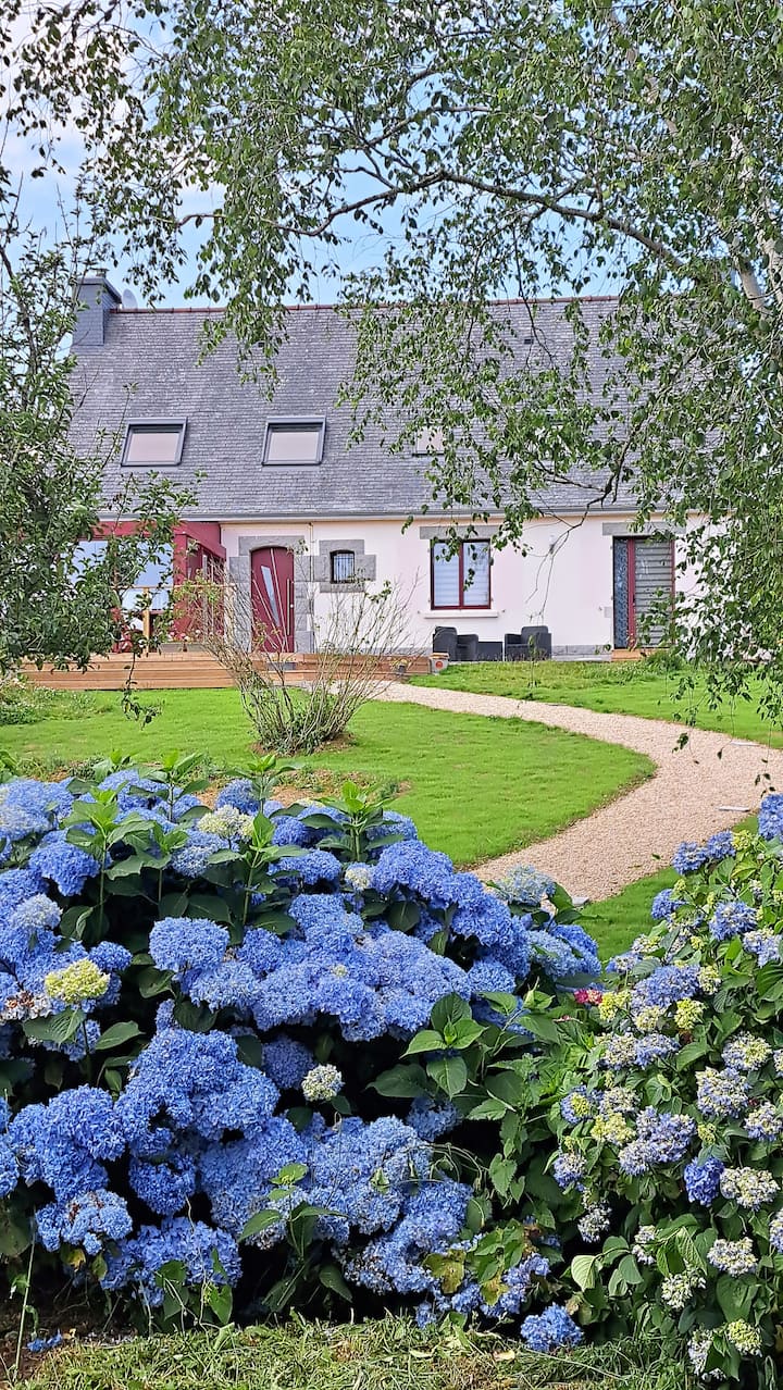 Chambre D'hôtes Manava Loretta - Côté Nature - Rosporden